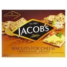 Amazon.com: Jacobs Biscuits For Cheese 200g by Jacob's : Grocery ...