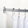 Amazon.com: Zenna Home Adjustable Shower Rod, 44" to 72", Permanent ...