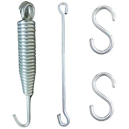 Faburaa Hanging Metal Accessories Set for Hammock Swings Chairs, Porch ...