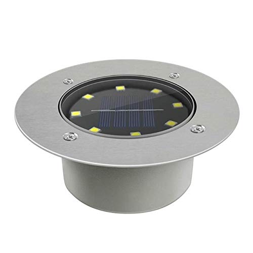 8LED Solar Underground Light Outdoor Waterproof Garden Pathway Buried ...