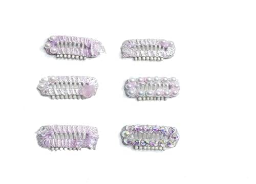 Amazon.com: Jaiiinnoe Handmade Snap Hair Clips for Yorkshire Dogs ...