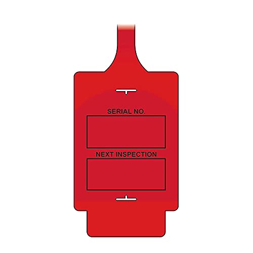 ‘AssetTag Flex Next Inspection’ Tag, Red – Style A (Pack of 50) – BigaMart