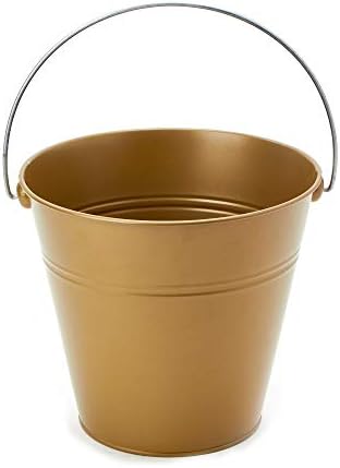 Amazon.com: Simply Elegant Extra Large Metal Bucket with Handles (10 ...