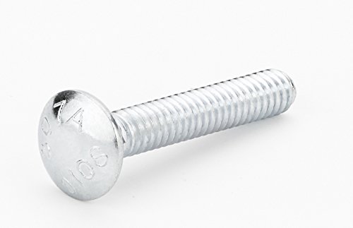Timberline Fasteners Carriage Bolt Zinc 1/4 x 3" 10-lb. Box: Amazon.com ...
