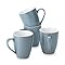 Amazon.com: BTaT- White Coffee Mugs, Set of 4, 12 oz, Fine Bone China ...