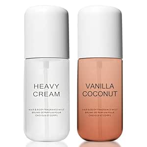 Amazon.com : Vanilla & Heavy Cream Perfume for Hair and Body Mist, Long ...