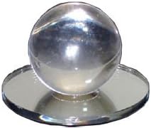 Clear Acrylic Stick-On Mirror Knob - 1-3/4" Square - Cabinet And ...