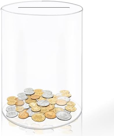 Acrylic Piggy Bank,Transparent Money Box Break to Open Piggy Bank Money ...
