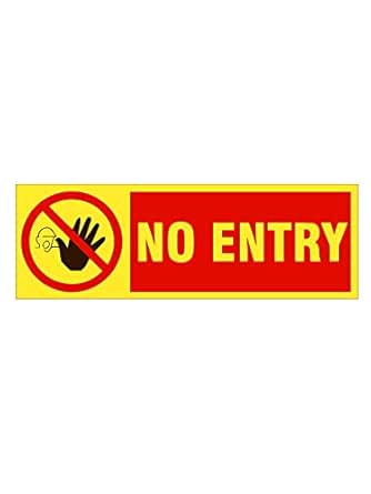 999Store office supplies sunboard no entry sticker signage sign board ...