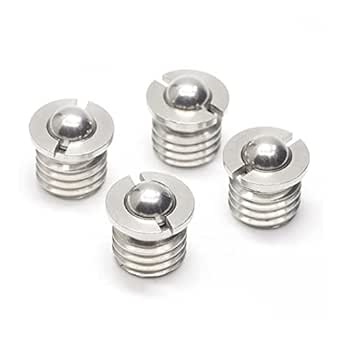 Amazon.co.jp: TULDYS 4pcs Flange Type Flange Spring Ball Plunger ...