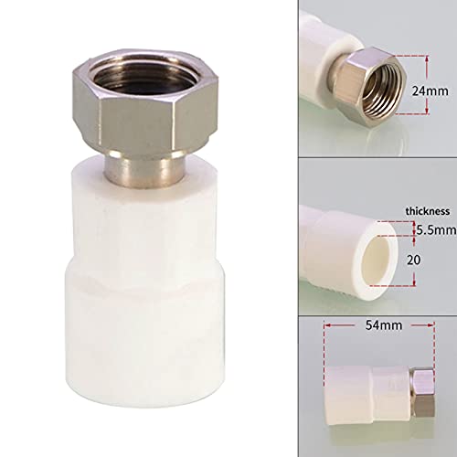 Candeon Plastic Barb Adapter – 5Packs PPR Water Pipe Swivels Adapter ...