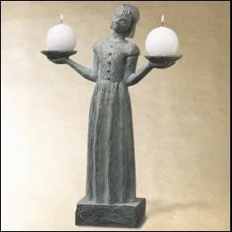 Amazon.com : Potina 7776 Miniature Bird Girl 15 Inch : Outdoor Statues ...
