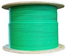 Amazon.com: QUALCONNECT Bulk Shielded Cat5e Green Ethernet Cable, Solid ...