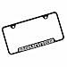 Amazon.com: Toyota 4Runner Black Steel License Plate Frame : Automotive