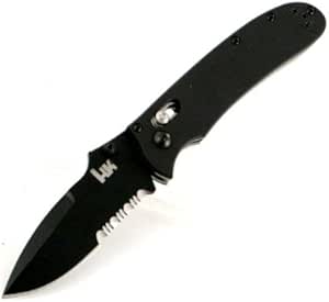 Amazon.com : Snody Axis Folder, G-10 Handle, Black Blade, ComboEdge ...