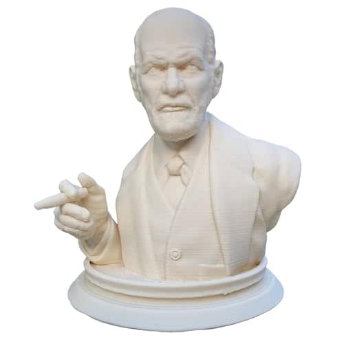 Amazon.com: Sigmund Freud Bust Statue 3D Printed with PLA | Collectible ...
