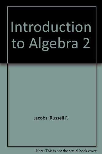 Amazon.com: Holt Introductory Algebra 2: 9780030769863: Jacobs, Russell ...