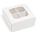 Amazon.com: Modsy Baking Mini Truffle Boxes - White | 4 Treats - Window ...