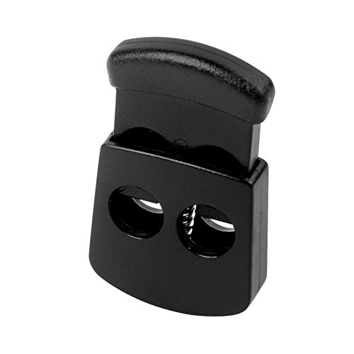 Snapklik.com : DYZD Multi-Purpose Plastic Double Hole Cord Lock For ...