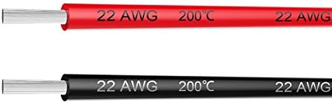 Electrical Wire 22 AWG 22 Gauge Silicone Wire Hook Up wire Cable 20 ...