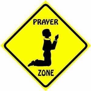Amazon.com: PRAYER ZONE sign * street boy : Home & Kitchen