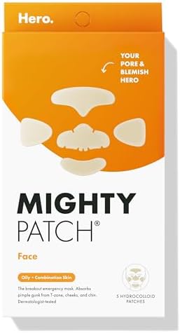 Amazon.com: Mighty Patch™ Face Patch from Hero Cosmetics - XL ...