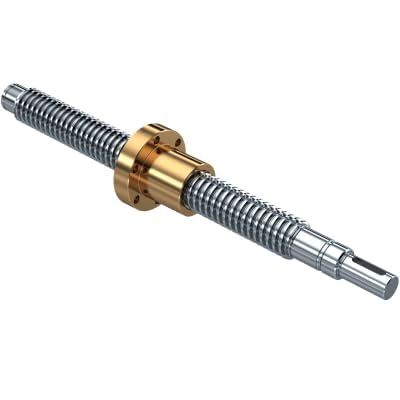 Machine Lead Screw and Rail Set,Thread, Black Spring Loaded Brass Nut ...