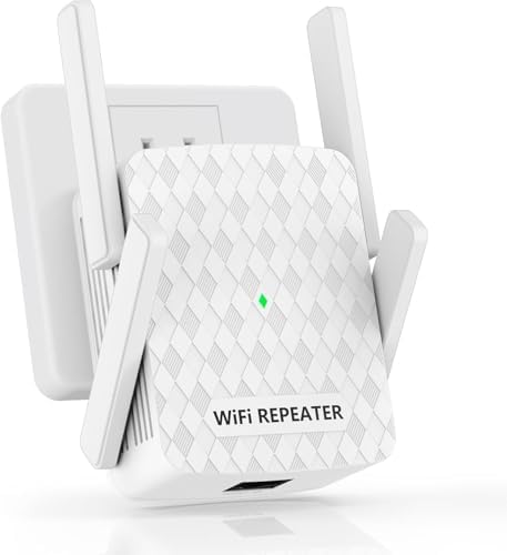Amazon.com: WiFi Extender, WiFi Signal Booster, 6 Antenna 360° Coverage ...