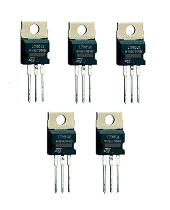 TechWiz L7905CV/7905 NEGATIVE VOLTAGE REGULATOR -5V 1.5A TO-220 PACK OF ...