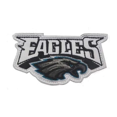 Amazon.com: (Large Size )Siam Accs Rugby Fans Philadelphia Fly Eagles Logo Patch Embroidery ...