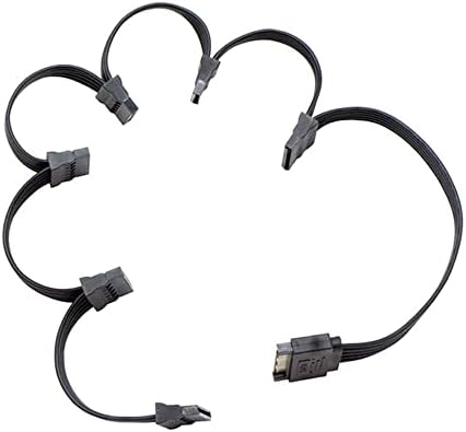 SATA 15 Pin to 6 Female SATA Power Supply Cable 30’’ 70cm : Amazon.ca ...