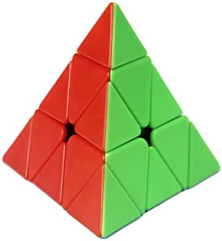 Aditi Toys Speed Pyramid Cube, Stickerless Pyramid Cube, Triangle ...