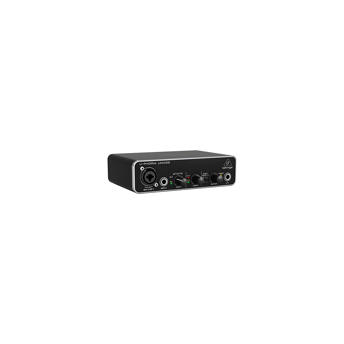Behringer UMC22 audiophile 2x2 USB audio interface with Midas ...