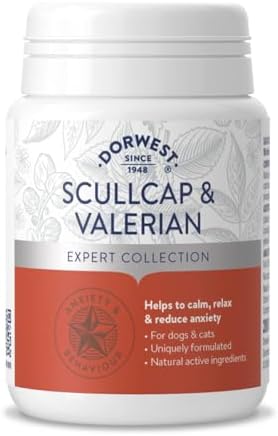 DORWEST HERBS Scullcap & Valerian Calming Tablets for Dogs and Cats ...