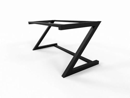 Amazon.com: Table Frame for a Desk, Metal Table Frame, Office Table ...