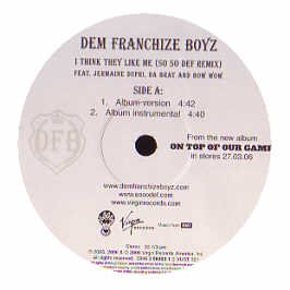 I Think They Like Me [12" VINYL] by Dem Franchize Boyz: Amazon.co.uk ...