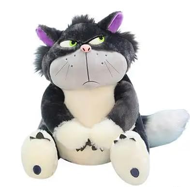 Tinytotem 25cm Lucifer Angry Cat Soft Toy Gift for Girls Huggable Teddy ...