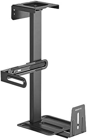 Amazon.com: Mount-It! CPU Under Desk Mount Bracket, Rotating Heavy Duty ...