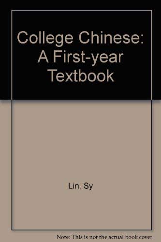 Amazon.com: College Chinese: A First Year Textbook; Companion Book to ...