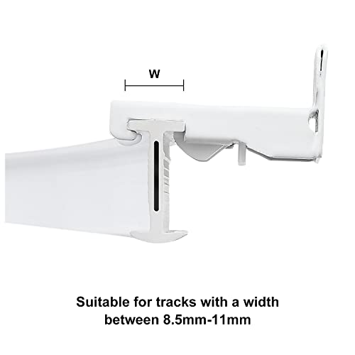 Snapklik.com : KXLIFE Black Wall Mount Brackets For Flexible Curtain ...