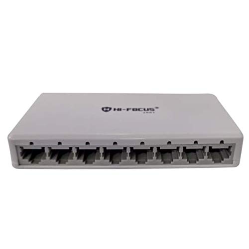 HI-FOCUS 8 Port Desktop Network Switch 10/100 MBPS - HF-ES08 : Amazon ...