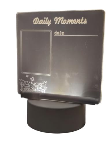 Jupiter Frames 3D Acrylic Writing pad with Light Base and Pen.Reusable ...