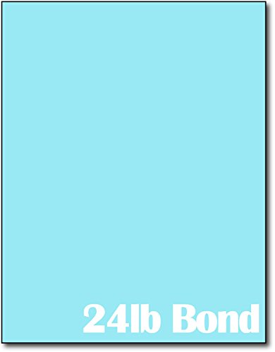 Bright Blue 24lb Bond Paper (50 Sheets) : Amazon.in: Office Products