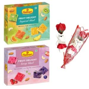 Haldiram's Nagpur FRUIT DELIGHT TROPICAL BLAST+Berry Blast 225GM With ...