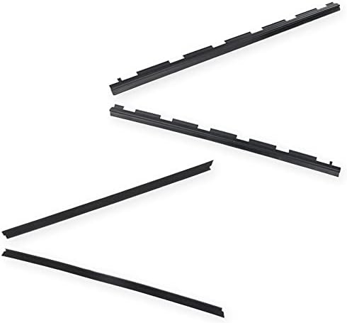 Amazon.com: WEILEITE Front Door Window Molding Rubber Felt Trim Seal Weatherstrip Kit Compatible ...