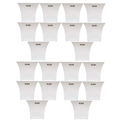 Plastic Rubi Pot 4 inch White Set of 20 : Amazon.in: Garden & Outdoors