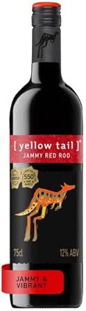 Yellow Tail Jammy Red Roo Wine 75cl Bottle… : Amazon.co.uk: Grocery
