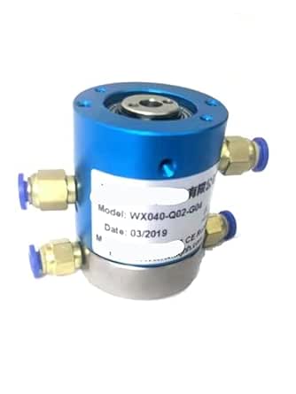 2-Way Gas M5 Pneumatic Rotary Joint Rotary Joint Conductive Slip Ring ...