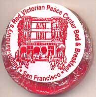 Amazon.com : Red Victorian Peace Center Bed & Breakfast Red Circular ...