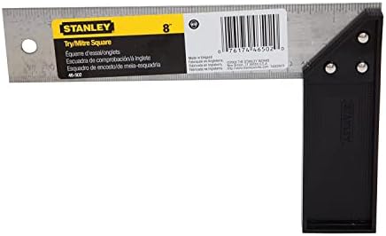 Amazon.com: Stanley 46-502 8 Inch Try/Mitre Square Aluminum,Plastic Handle : Tools & Home ...